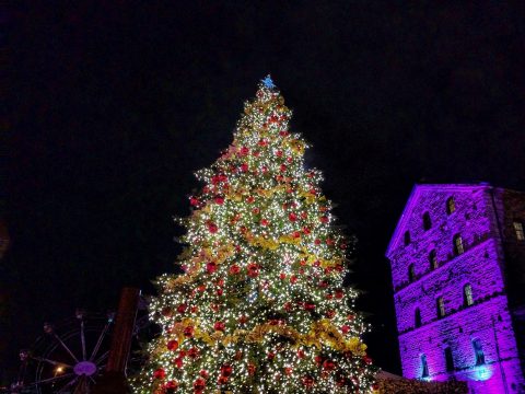 Eaton Centre Christmas Tree in Toronto is Canada's Largest!
