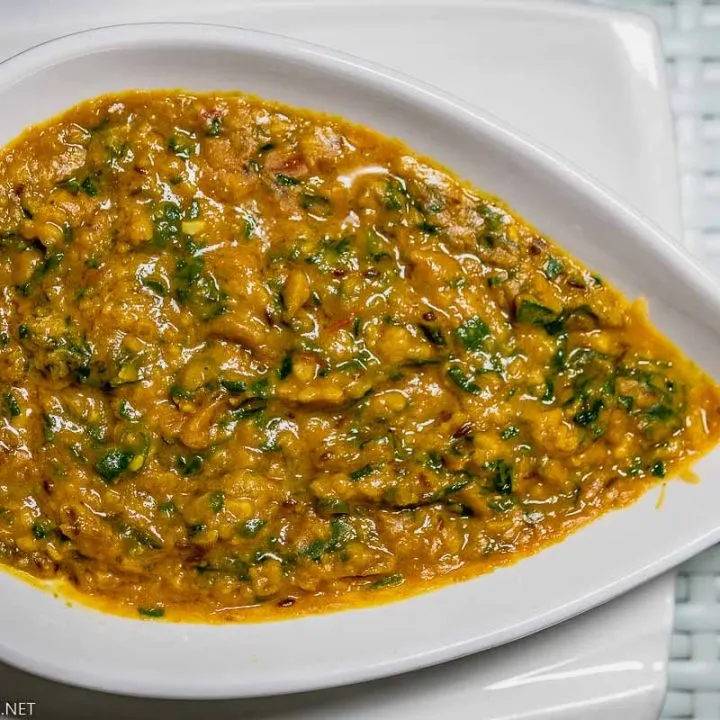 Dal Palak (Spinach Dal) - Indian Curry Soup Recipe - Travelling Foodie