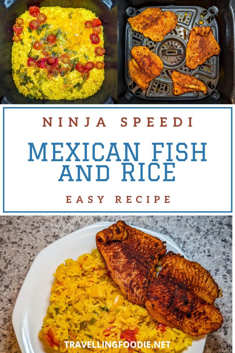 Ninja Speedi Mexican Fish & Rice - Easy Dinner Recipe - Travelling Foodie
