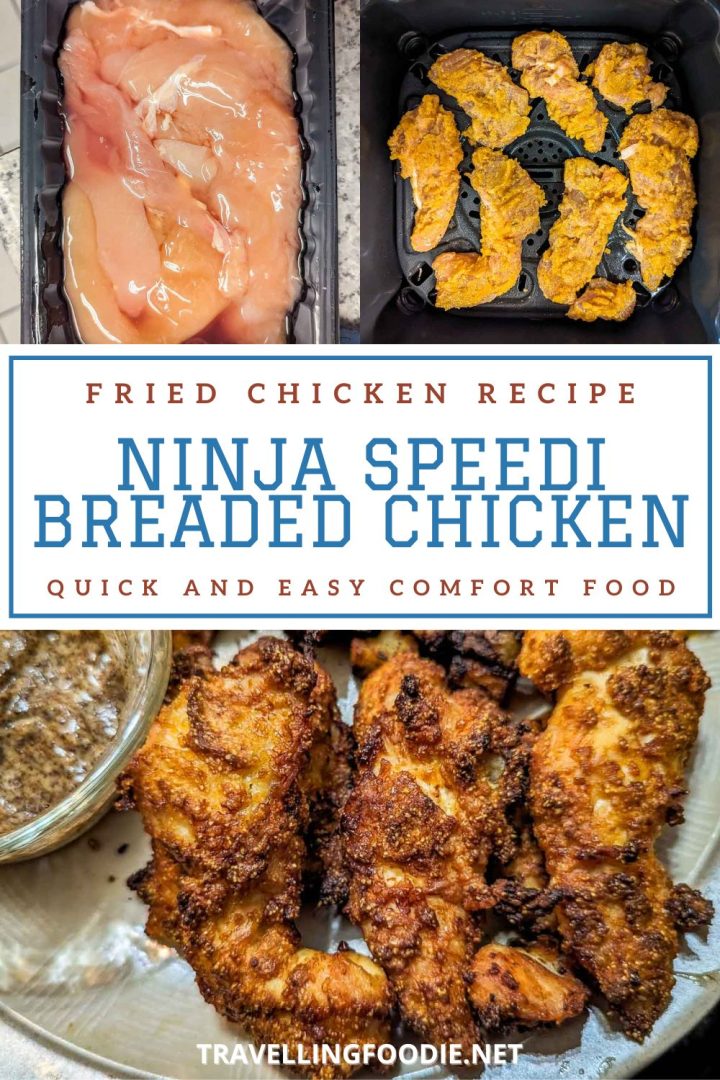 Ninja Speedi Breaded Chicken - Easy Crispy Chicken Recipe - Travelling ...