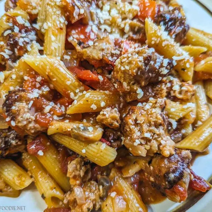 Ninja Speedi Penne Pasta with Sausage - Easy Italian Recipe ...