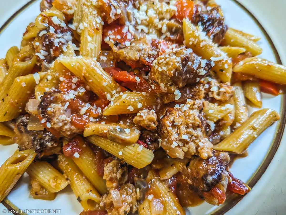 Ninja Speedi Penne Pasta with Sausage - Easy Italian Recipe ...