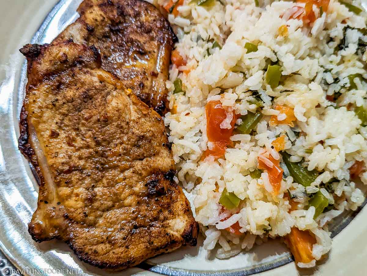 Ninja Speedi Pork Chop Rice - Easy Meal Recipe - Travelling Foodie