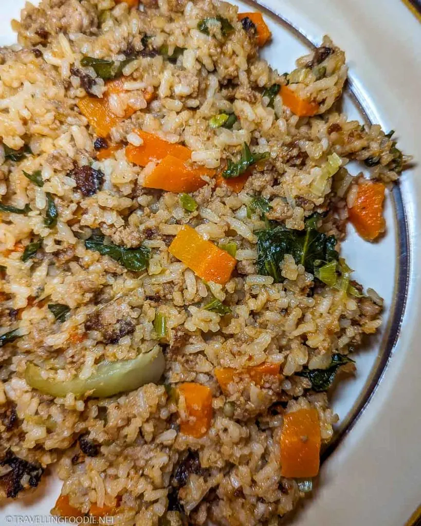 Ninja Speedi Satay Pork Rice - Easy Rice Bowl Recipe - Travelling Foodie